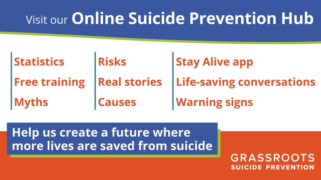 Help raise awareness - Grassroots Suicide Prevention