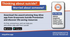 Stay Alive resources - Grassroots Suicide Prevention